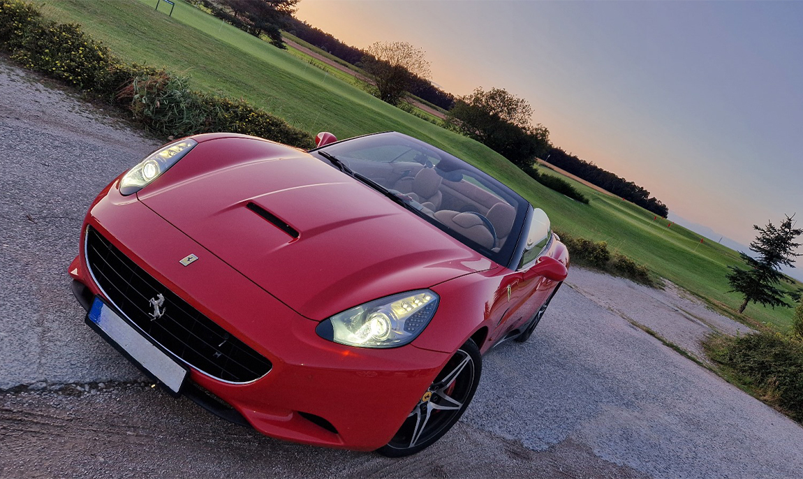 30 Min. Ferrari California Cabrio fahren in Nürnberg-Gebersdorf