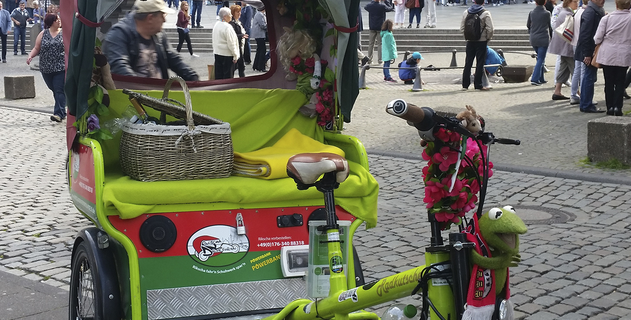 Rikscha selber fahren in Köln zu günstigen Preisen