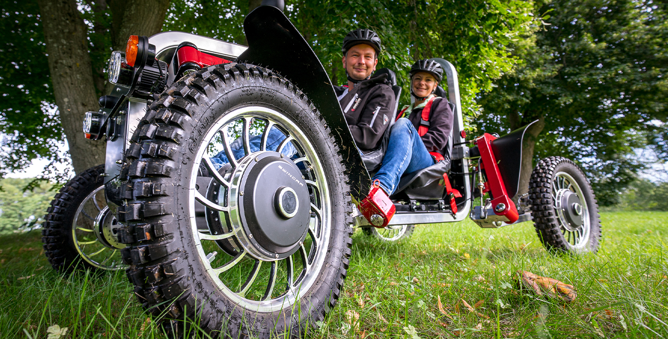 2 Std. SWINCAR e-Spider selber fahren in Stiege
